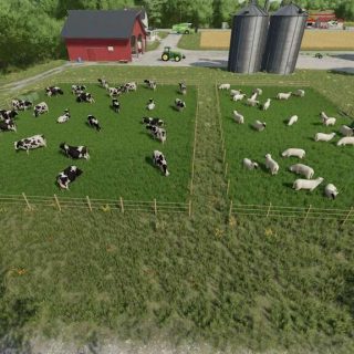 Temporary Grazing Pastures v1.0.0.1 FS22 Mod | Farming Simulator 22 Mod