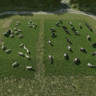 Temporary Grazing Pastures v1.0.0.1 FS22 Mod | Farming Simulator 22 Mod