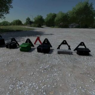 Tractor Triangle Pack v1.1 FS22 Mod | Farming Simulator 22 Mod