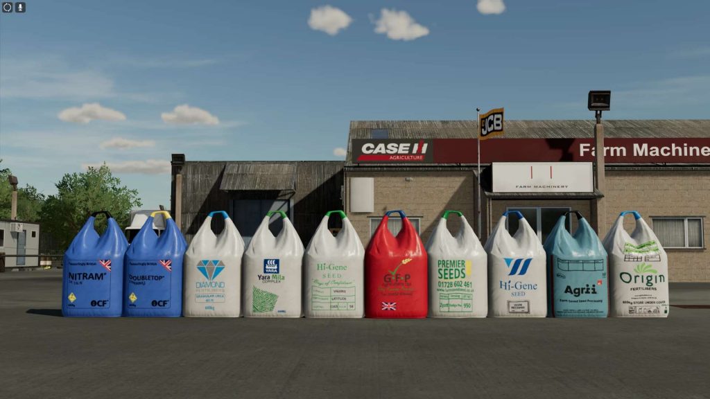 UK Big Bag Pack 22 v1.0 FS22 Mod | Farming Simulator 22 Mod