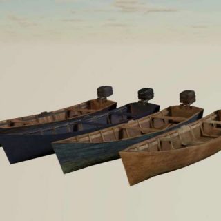 Varied Boats (Prefab) v1.0 FS22 Mod | Farming Simulator 22 Mod