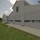 White Michigan Farm Building Pack v1.0 FS22 Mod | Farming Simulator 22 Mod