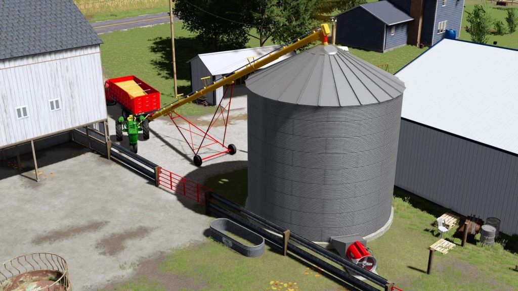 24 - 27 Grain Bins v1.0 FS22 Mod | Farming Simulator 22 Mod