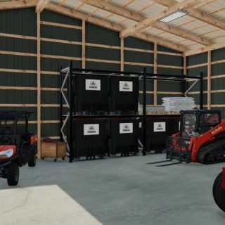 40x120 Implement Shed v1.0 FS22 Mod | Farming Simulator 22 Mod