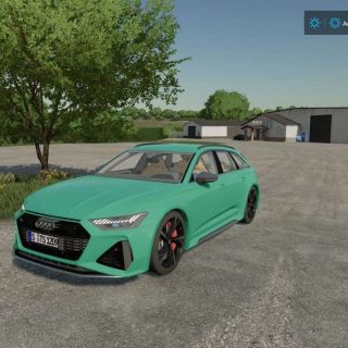Audi RS6 v1.0.0.1 FS22 Mod | Farming Simulator 22 Mod