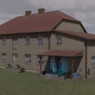 Big Yellow Houses v1.0 FS22 Mod | Farming Simulator 22 Mod