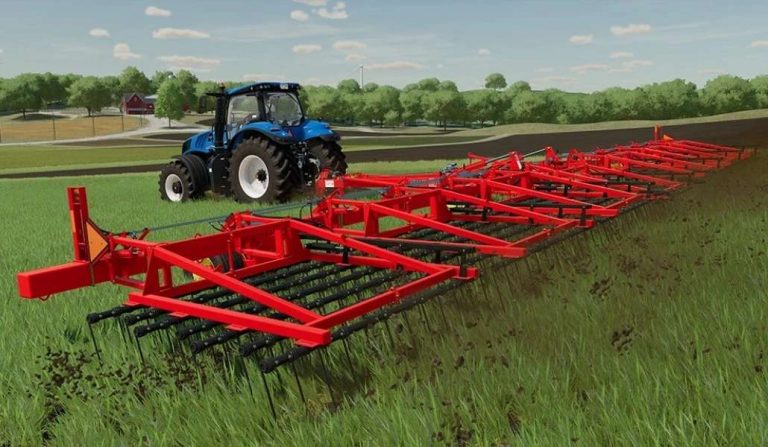 Bourgault XR770 Harrows V1.0 FS22 Mod | Farming Simulator 22 Mod