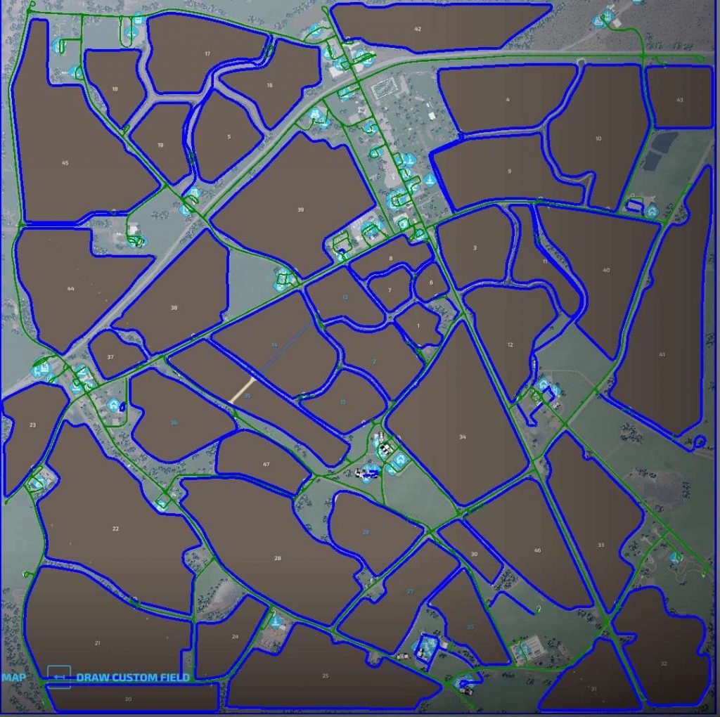 Countyline Multi 4x Autodrive Course for V1.0.0.6 FS22 Mod | Farming ...