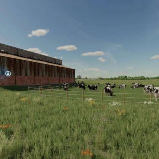 Cow Stall v1.0 FS22 Mod | Farming Simulator 22 Mod