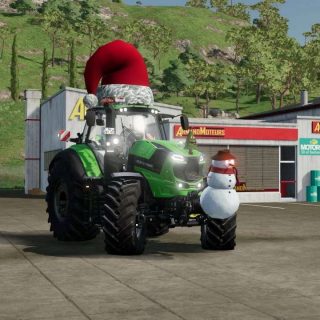 Deutz Fahr TTV8 Christmas Edition v1.0 FS22 Mod | Farming Simulator 22 Mod