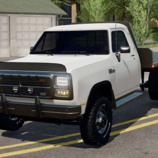Dodge RAM First Gen Flatbed v2.0 FS22 Mod | Farming Simulator 22 Mod