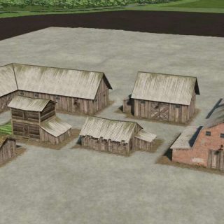 European Decorative Buildings Pack v1.0 FS22 Mod | Farming Simulator 22 Mod