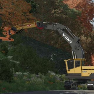 Excavator Arm Extension v1.0 FS22 Mod | Farming Simulator 22 Mod