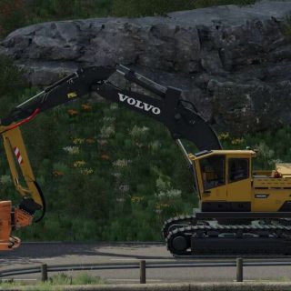 Excavator Arm Extension v1.0 FS22 Mod | Farming Simulator 22 Mod