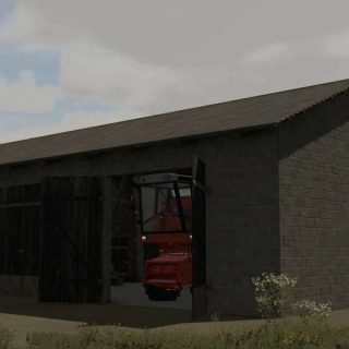 Farm Building With Cows v1.0 FS22 Mod | Farming Simulator 22 Mod