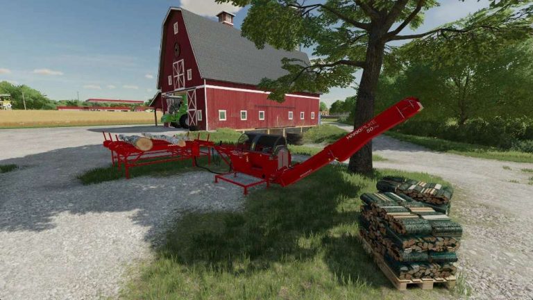 Firewood Production v1.0 FS22 Mod | Farming Simulator 22 Mod