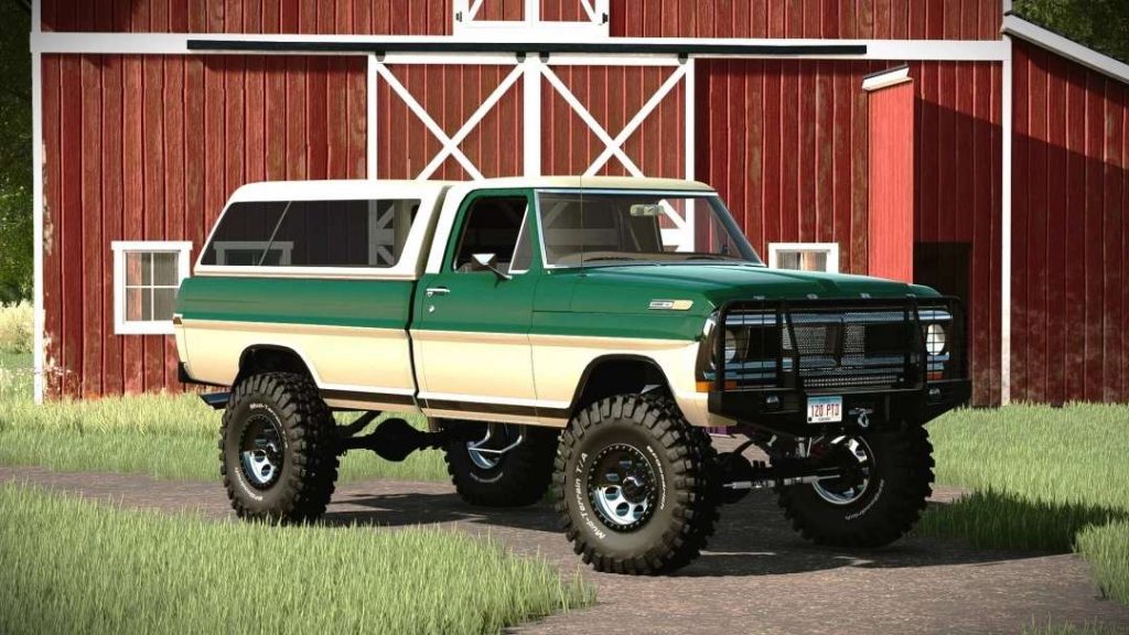FORD F-100 v1.0 FS22 Mod | Farming Simulator 22 Mod