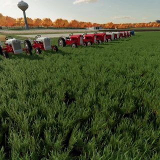 Ford Red Tiger Tractor pack v1.0 FS22 Mod | Farming Simulator 22 Mod