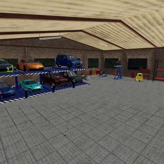 Garage for cars and motocycles v1.0 FS22 Mod | Farming Simulator 22 Mod