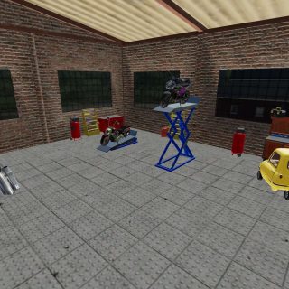 Garage for cars and motocycles v1.0 FS22 Mod | Farming Simulator 22 Mod