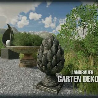 Garden Decorations v1.0 FS22 Mod | Farming Simulator 22 Mod