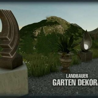 Garden Decorations v1.0 FS22 Mod | Farming Simulator 22 Mod