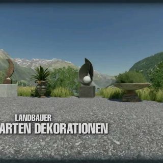 Garden Decorations v1.0 FS22 Mod | Farming Simulator 22 Mod