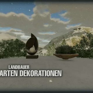 Garden Decorations v1.0 FS22 Mod | Farming Simulator 22 Mod