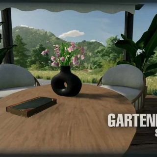 Garden Furniture Set 3 v1.0 FS22 Mod | Farming Simulator 22 Mod