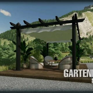 Garden Furniture Set 3 v1.0 FS22 Mod | Farming Simulator 22 Mod