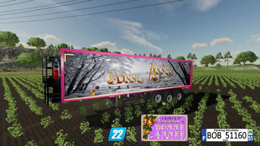 Happy New Year 2024 v1.0 FS22 Mod | Farming Simulator 22 Mod
