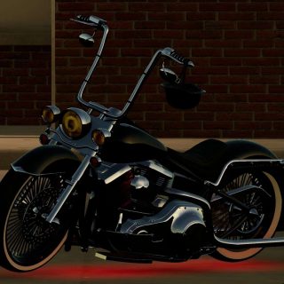 Harley Softail v1.0 FS22 Mod | Farming Simulator 22 Mod