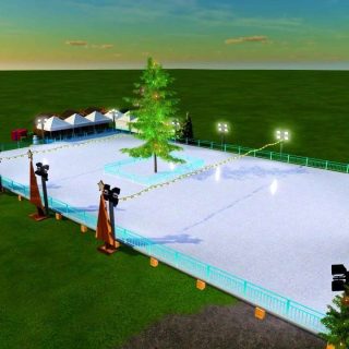 Ice skating rink v1.0.0.1 FS22 Mod | Farming Simulator 22 Mod