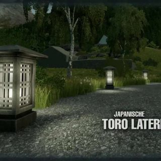Japanese Toro Lanterns v1.0 FS22 Mod | Farming Simulator 22 Mod