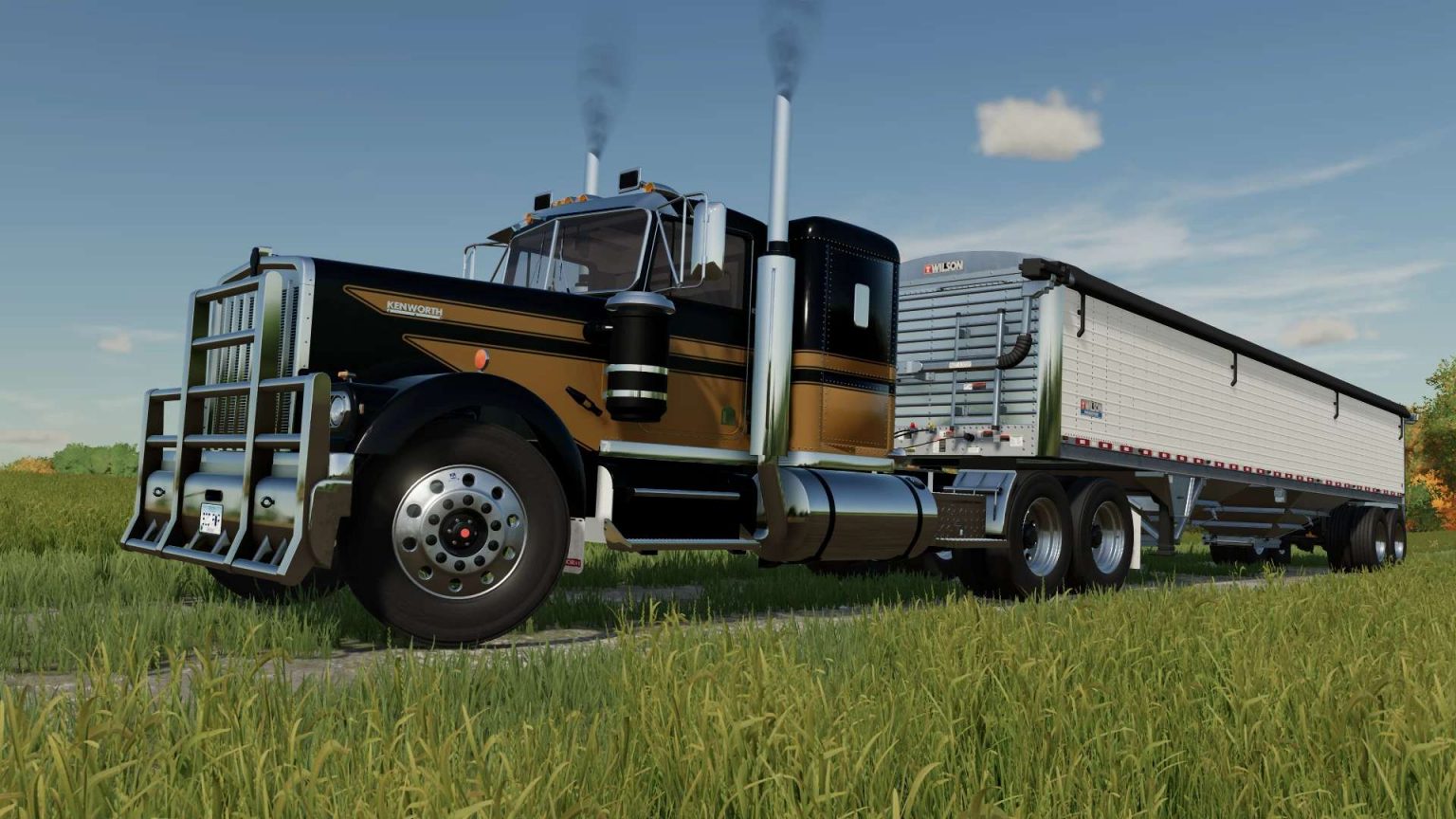Kenworth W900A Flat Top v1.8.0.1 FS22 Mod | Farming Simulator 22 Mod