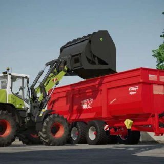 Lizard High Dump Bucket v1.0 FS22 Mod | Farming Simulator 22 Mod
