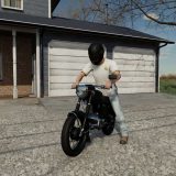 Lizard Motorcycle + SideCar v1.0 FS22 Mod | Farming Simulator 22 Mod