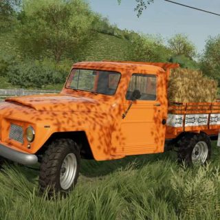 Lizard Pickup Rural F75 v1.0 FS22 Mod | Farming Simulator 22 Mod