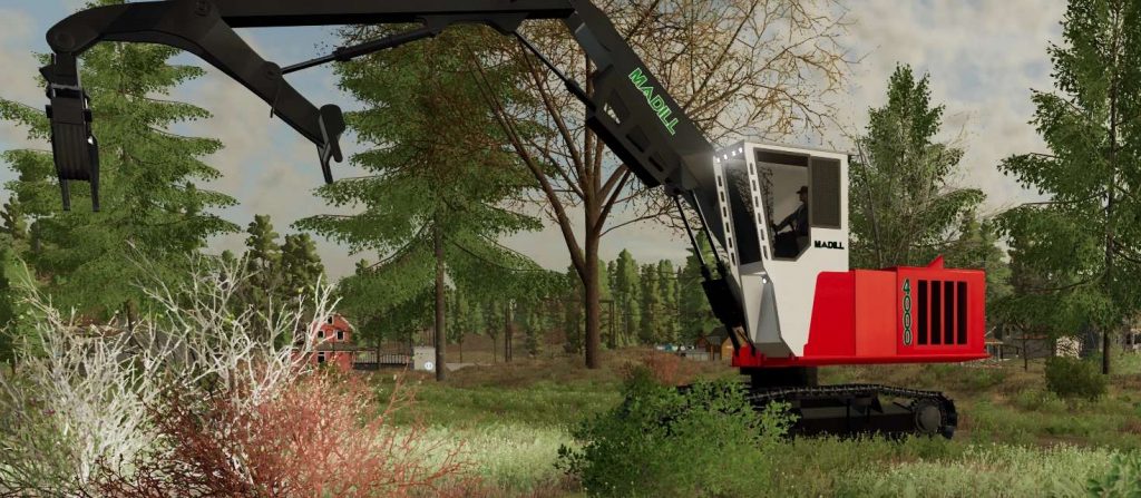 Madill 4000 LogLoader v2.0 FS22 Mod | Farming Simulator 22 Mod
