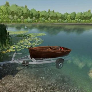 New style Boat for Hof Bergmann map v1.0 FS22 Mod | Farming Simulator ...