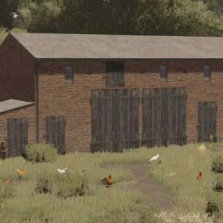 Old Barn With Chicken Coop v1.0 FS22 Mod | Farming Simulator 22 Mod