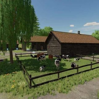 Old Buildings Pack v1.0 FS22 Mod | Farming Simulator 22 Mod