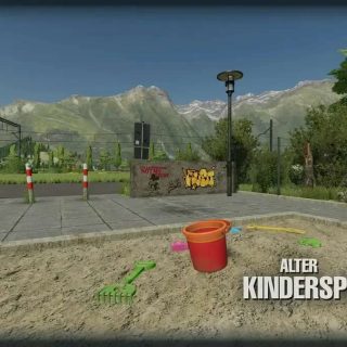 Old Children's Playground v1.0 FS22 Mod | Farming Simulator 22 Mod