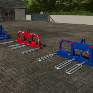 Paddle And Telescopic Bale Lifters v1.0 FS22 Mod | Farming Simulator 22 Mod