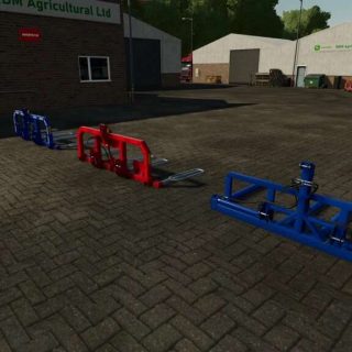 Paddle And Telescopic Bale Lifters v1.0 FS22 Mod | Farming Simulator 22 Mod