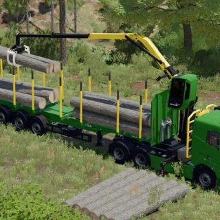 Palfinger Universal L-Crane Pack v1.0 FS22 Mod | Farming Simulator 22 Mod