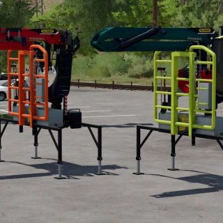 Palfinger Universal L-Crane Pack v1.0 FS22 Mod | Farming Simulator 22 Mod