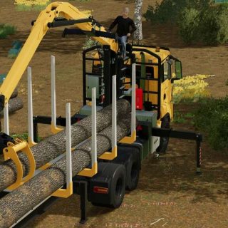 Palfinger Universal L-Crane Pack v1.0 FS22 Mod | Farming Simulator 22 Mod
