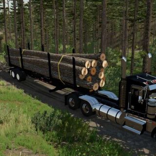 Pitts Log Trailer Pack v1.0.0.1 FS22 Mod | Farming Simulator 22 Mod