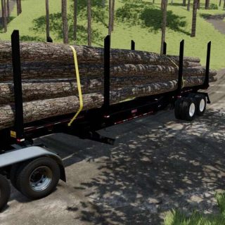 Pitts Log Trailer Pack v1.0.0.1 FS22 Mod | Farming Simulator 22 Mod